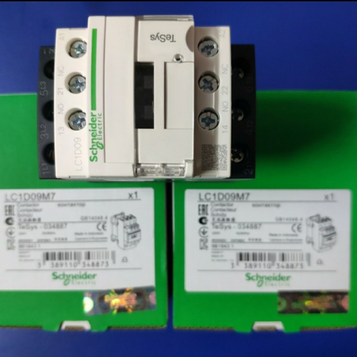 Jual Produk Terbaru Contactor Schneider Lc1D09 M7 / Kontaktor Schneider Lc1D09M7 Original ...