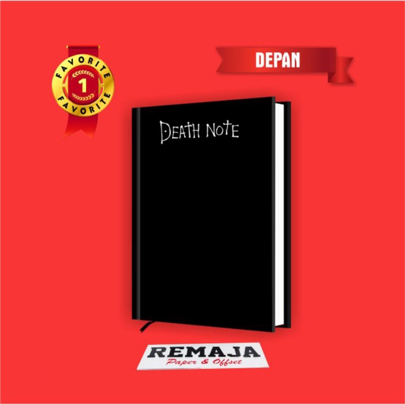 Jual POCKET BOOK/NOTE BOOK Hardcover DEATH NOTE A6 & A5 / Buku Tulis ...