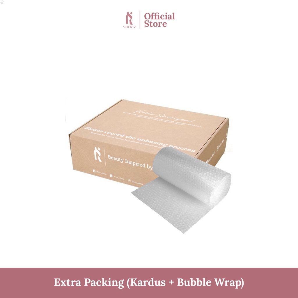 Jual SHERIZ Ektra Packing (kerdus+bubblewrap) | Shopee Indonesia
