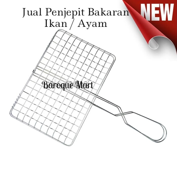 Jual Alat Panggang Ikan Bakar Ayam Sosis Roti Penjepit Alat Bakar ...