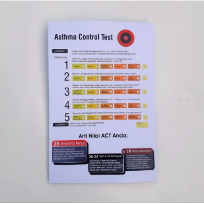 Jual Poster Asthma Control Test, Poster Asma Kontrol Tes, Poster ACT ...