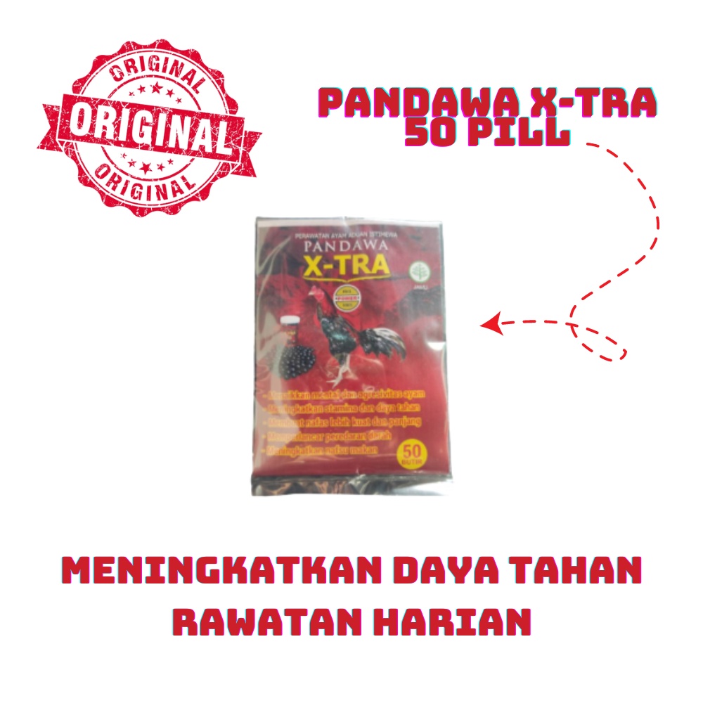 Jual PANDAWA X TRA 50 Pill jamu ayam - untuk rawatan harian | Shopee ...