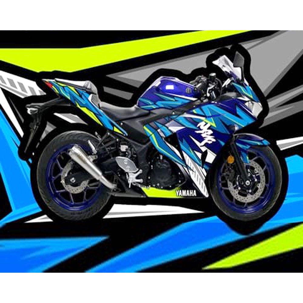 Jual Decal Stiker Motor YAMAHA R25 OLD / LAMA MOVISTAR Full Body ...