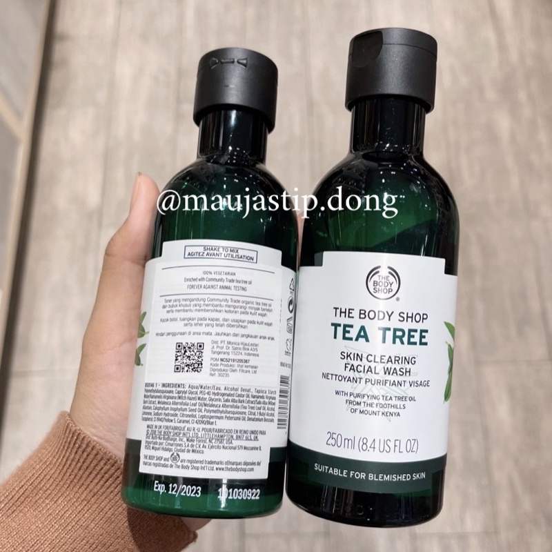 Jual Tea Tree Facial Wash 250 Ml & 60 ml | Shopee Indonesia