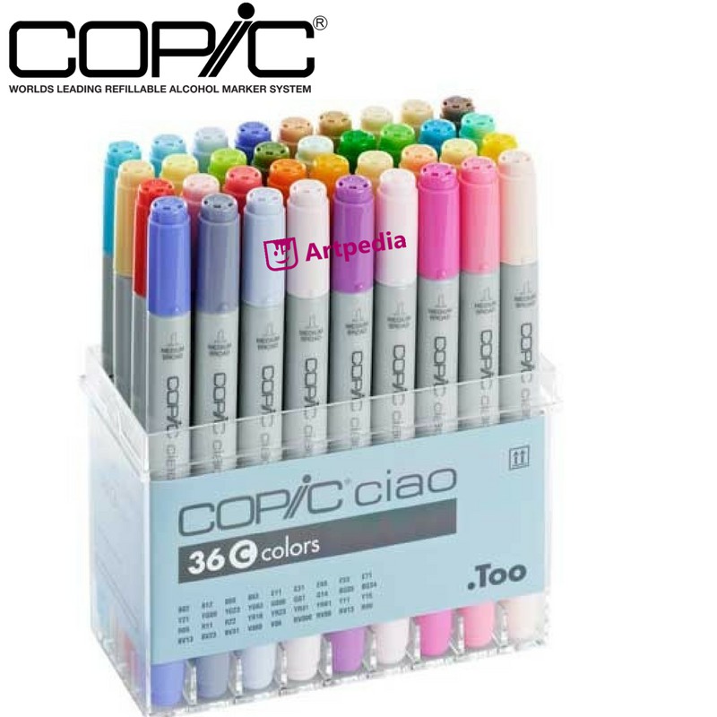 Jual TERMURAH !! COPIC CIAO MARKER SET 36C/COPIC CIAO 36C COLORS ...