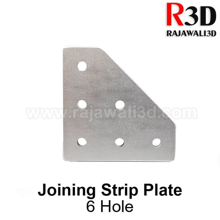 Jual L Joining Strip Plate 6 Hole T4x60x60 Alumunium Anodized | Shopee ...