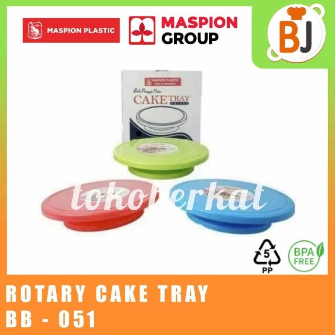 Jual Maspion Rotary Cake Tray / Alas Tatakan Kue / Meja Putar Penghias ...