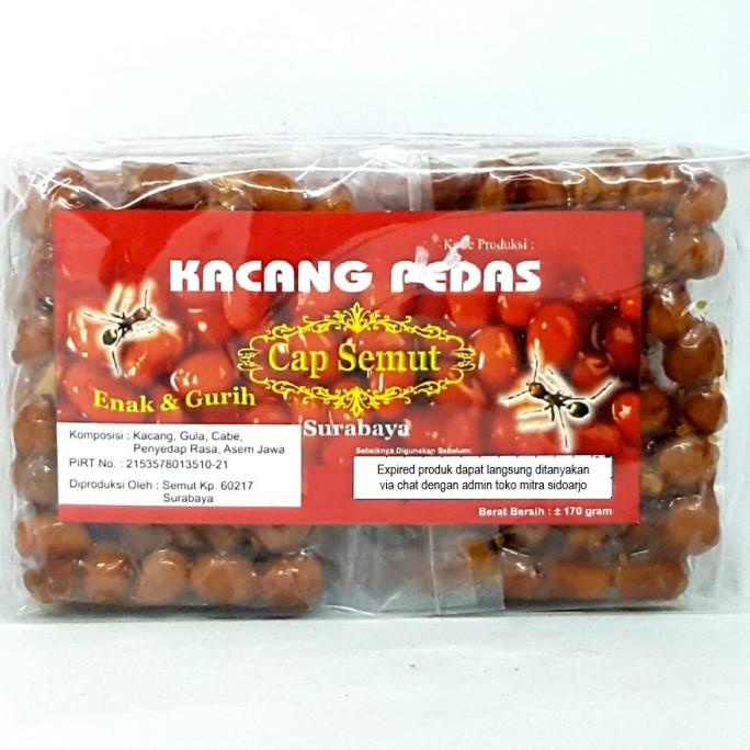 Jual Cap Semut Kacang Pedas 170Gr | Gula Pedes Asin Manis Khas Surabaya ...
