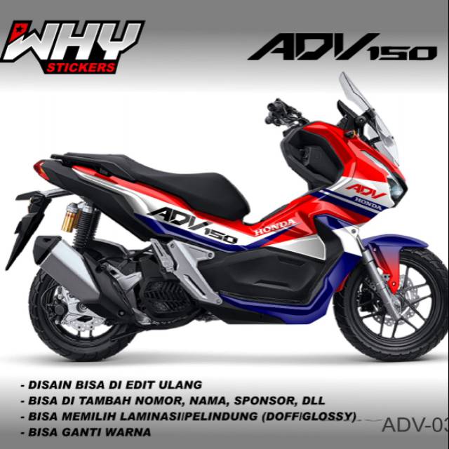 Jual Decal sticker full body ADV Desain grafis | Shopee Indonesia