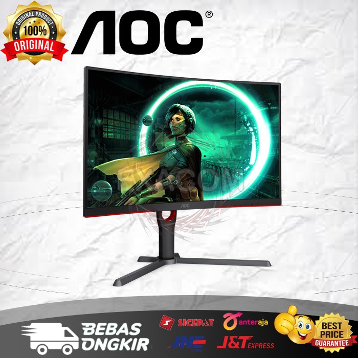 Jual Monitor AOC CQ27G3S/70 Curved Gaming Monitor 27 Inch 165Hz QHD ...