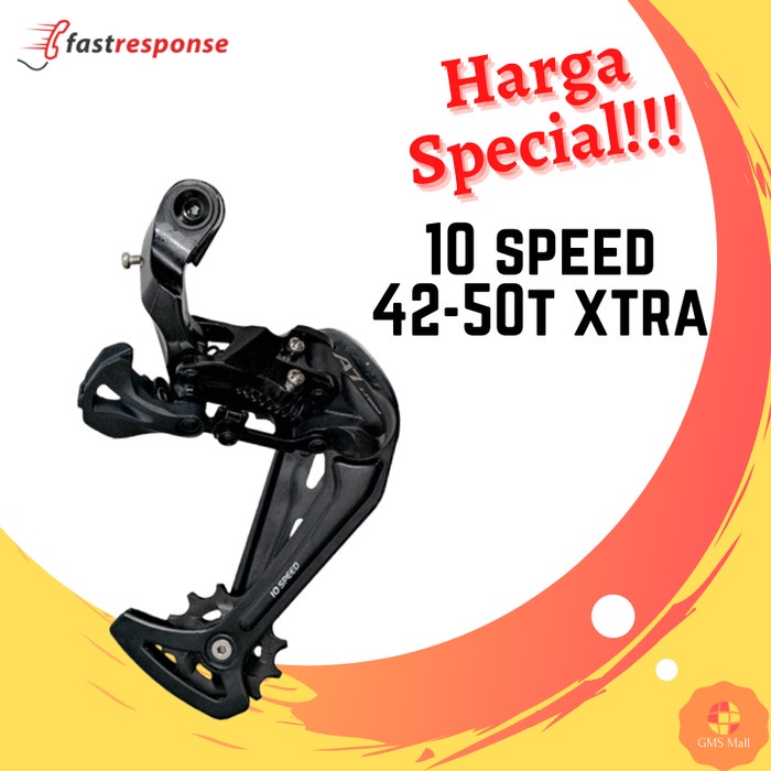 Jual RD 10 Speed Extra Long 42T - 50T Ltwoo A7 Setara Shimano Deore ...