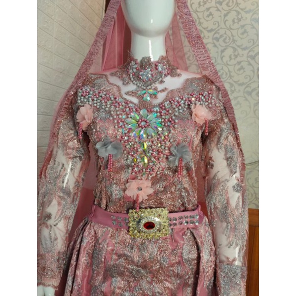 Jual GAUN PENGANTIN MODEL SLIM FULL PAYET | Shopee Indonesia