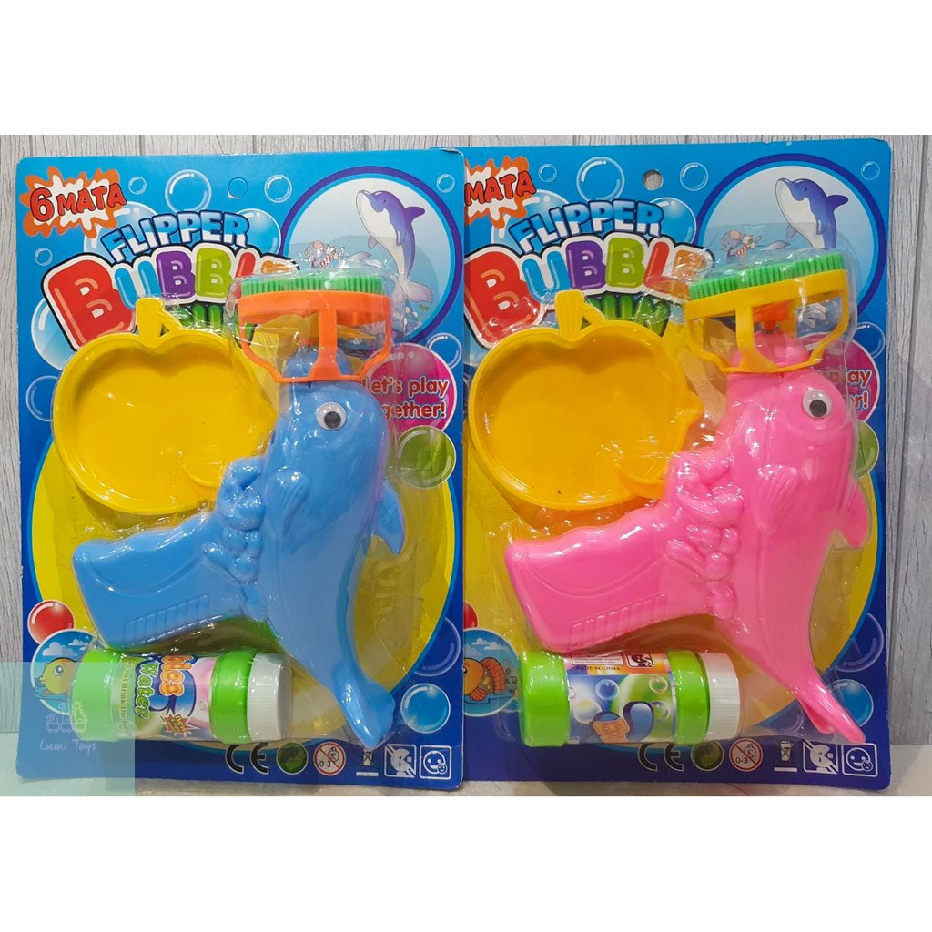 Jual BUBBLE GUN DOLPHIN - MAINAN SABUN GELEMBUNG TEMBAKAN PISTOL AIR ...