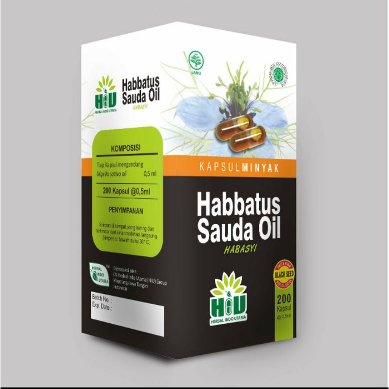 Jual Kapsul Minyak Habbatussauda Habbatus Sauda Oil Habasyi 200 Kapsul ...