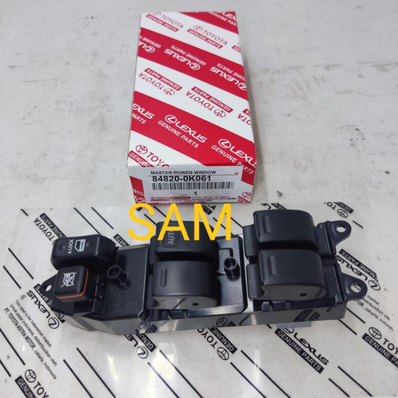 Jual MASTER SAKLAR POWER WINDOW PUSAT INNOVA ASLI ORIGINAL 84820-0K061 ...
