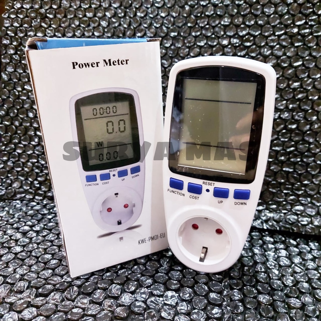 Jual Digital Watt Meter Pengukur Arus Listrik Power Meter Energy Meter | Shopee Indonesia