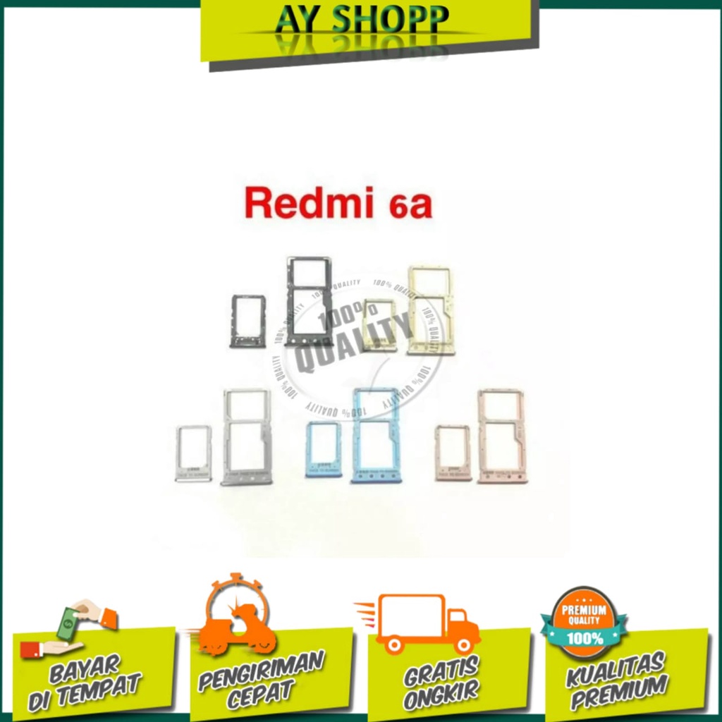 Jual SIMTRAY SIM LOCK SLOT SIM CARD TEMPAT KARTU XIAOMI REDMI 6A - SIM ...