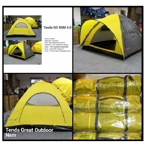 Jual TENDA GREAT OUTDOOR NSM CAMPING PENDAKI GUNUNG | Shopee Indonesia