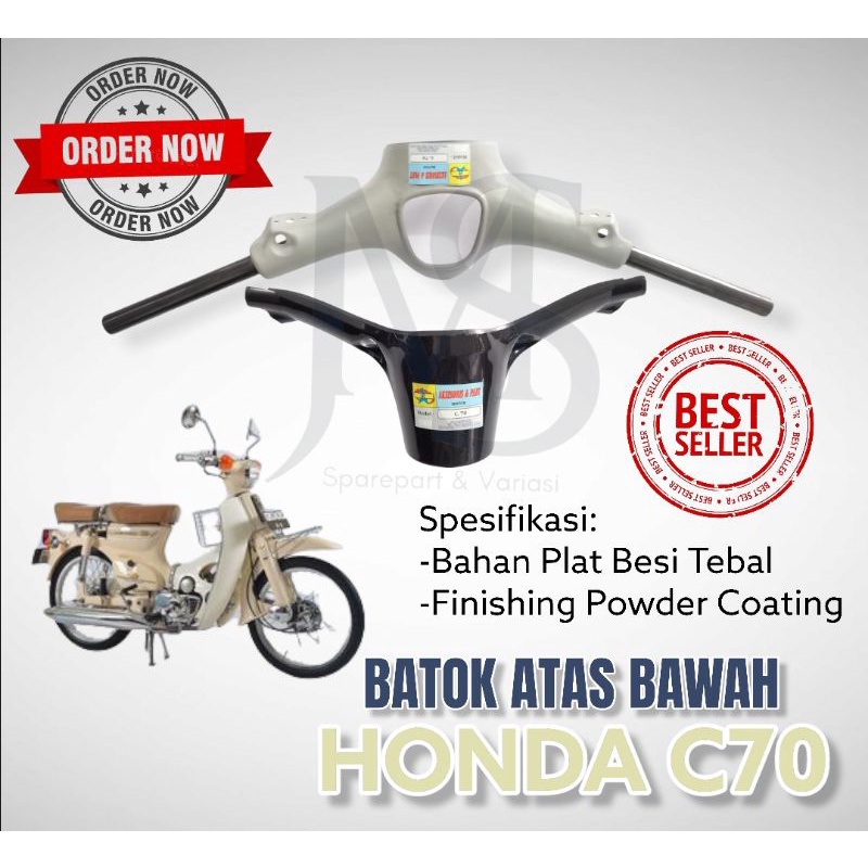 Jual Setang Stang Stir Setir Batok Motor Honda C70 Olong Ulung Atas ...