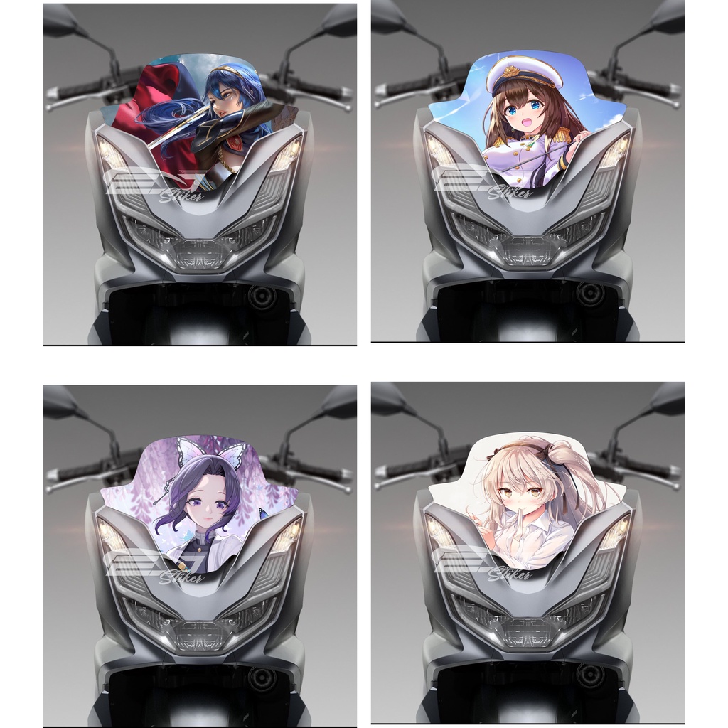 Jual STIKER WINSHIELD VISOR PCX / STIKER MIKA DEPAN PCX / STIKER TAMENG ...