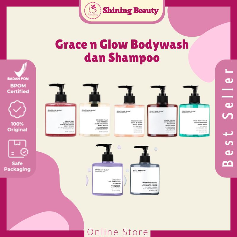 Jual BPOM ORIGINAL GRACE AND GLOW BODY WASH BLACK OPIUM ENGLISH PEAR ...