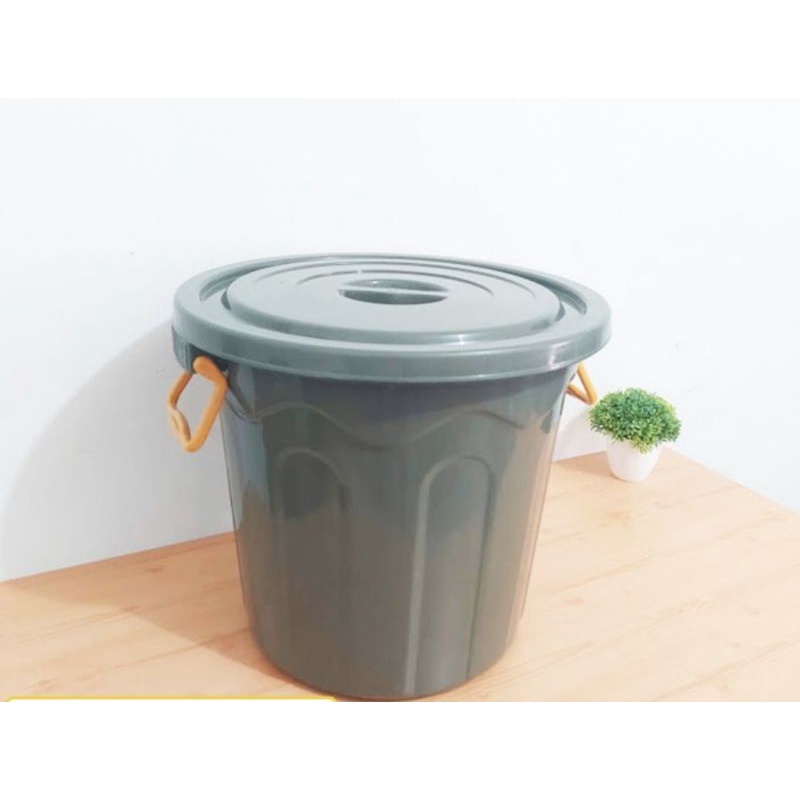 Jual Ember Maroon /Ember Tutup/Ember Plastik Abu 40L | Shopee Indonesia