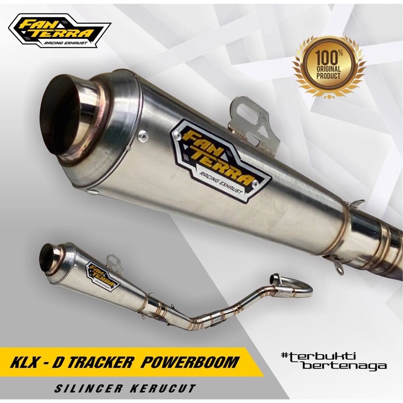 Jual Knalpot KLX • D-Tracker Leher Atas Powerboom . Silincer Kerucut ...