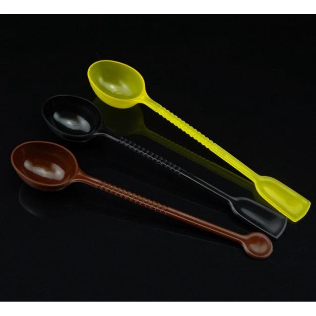 Jual Sendok Pengaduk Minuman Plastik Panjang (21.5cm) | Shopee Indonesia