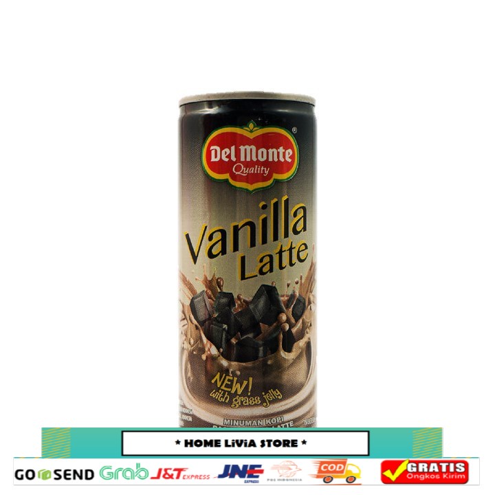 Jual Del Monte RTD Vanilla Latte 240 ml | Shopee Indonesia