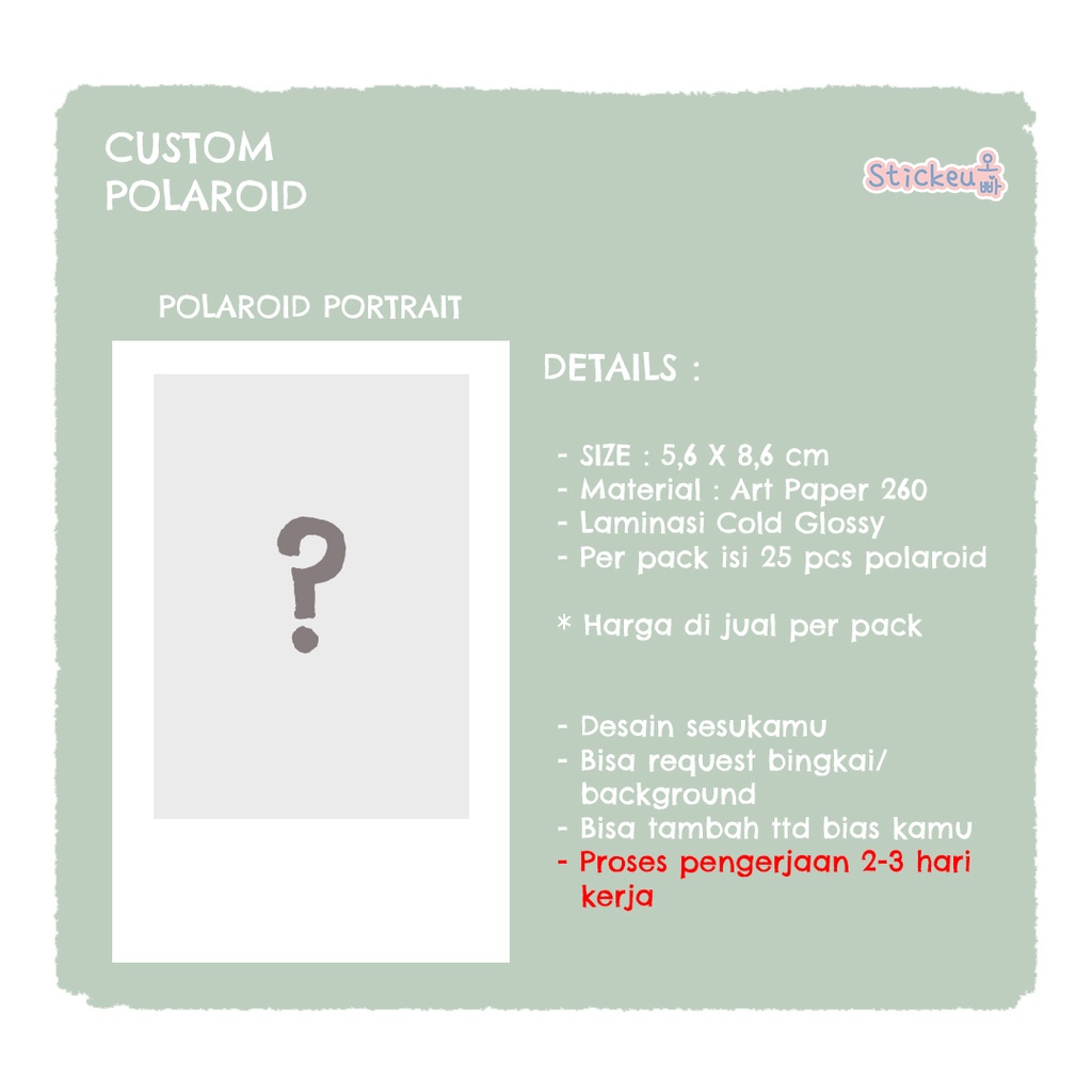 Jual Custom Polaroid Art Paper | Shopee Indonesia