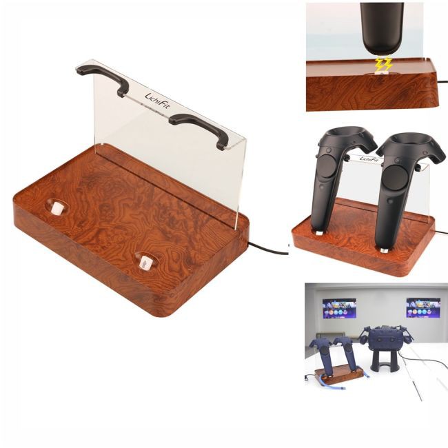 Jual New Magnetic Double Handle Charging Station for HTC Vive/ Pro VR ...