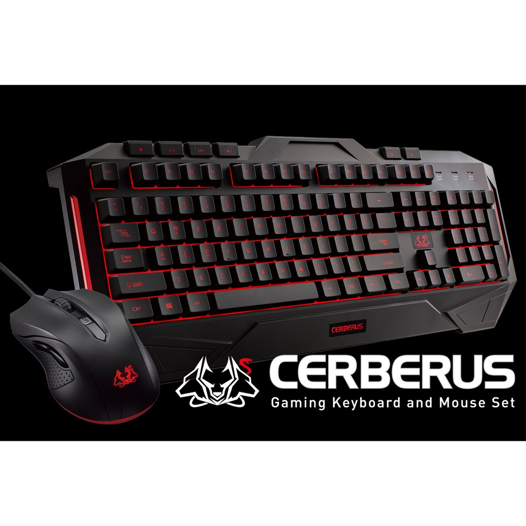 Jual ASUS ROG Cerberus Keyboard + Mouse || Gaming Paket Set Headset ...