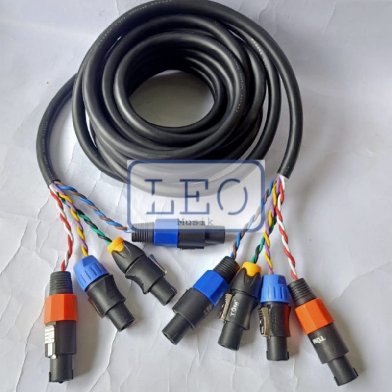 Jual KABEL SPEAKER TITANS ISI 8 UKURAN 2,5 TERPASANG SPIKON 20 METER ...