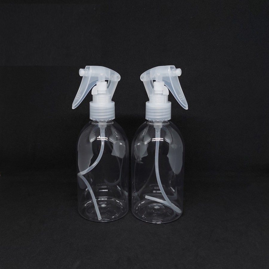 Jual BOTOL SPRAY TRIGGER 250ML OVAL BENING / BOTOL OVAL 250ML CLEAR SPRAY TRIGGER BURUNG BOTOL ...
