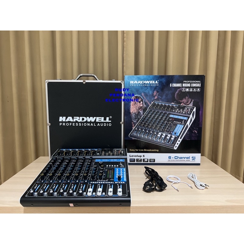 Jual MIXER AUDIO 6 CHANNEL BLUETOOTH SOUND CARD HARDWELL LEVELUP 6 ...