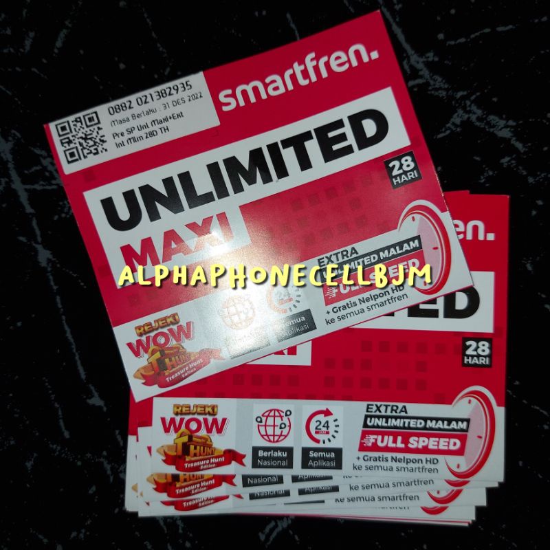 Jual KARTU SMARTFREN UNLIMITED MAXI 28HARI | Shopee Indonesia