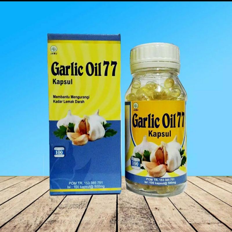 Jual GARLIC OIL 77 100 Kapsul MENURUNKAN KOLESTEROL | Shopee Indonesia