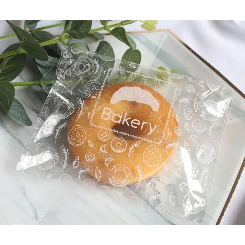 Jual Plastik Roti Bakery isi 25pcs / Plastik Roti Donut / Plastik Roti ...