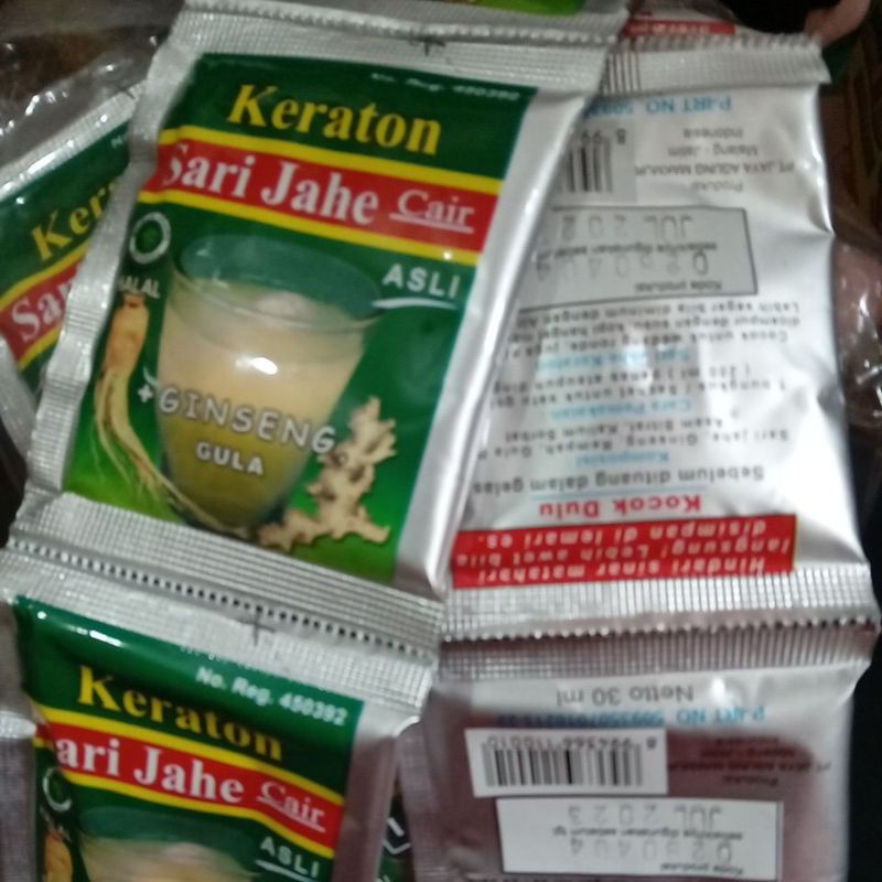 Jual Sari Jahe cair ASLI keraton 1 renteng ( 6pics* 30ml ) | Shopee ...