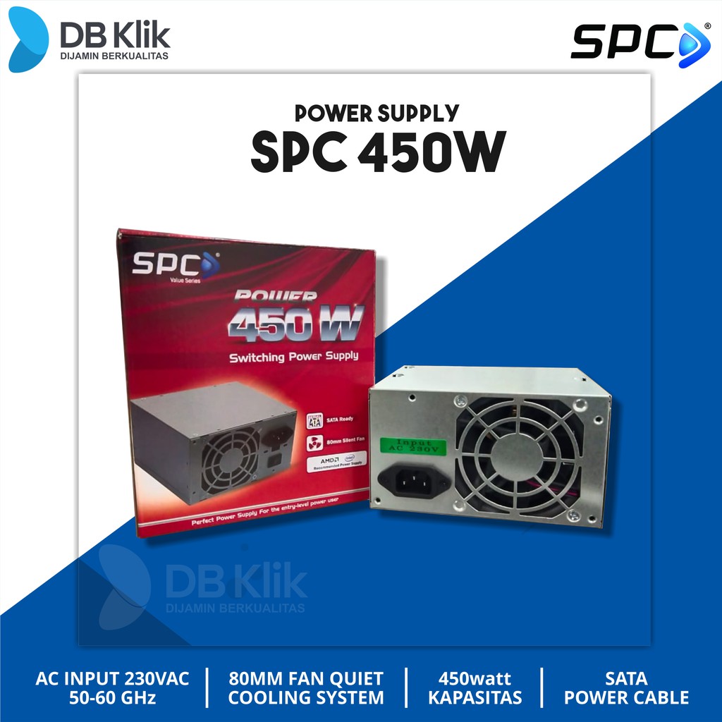 Jual Power Supply PSU SPC 450w | Shopee Indonesia