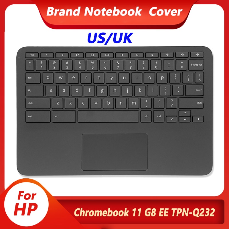 Jual PreOrder New Upper Case with Keyboard For HP Chromebook 11 G8 EE TPN-Q232 Laptop Palmrest ...