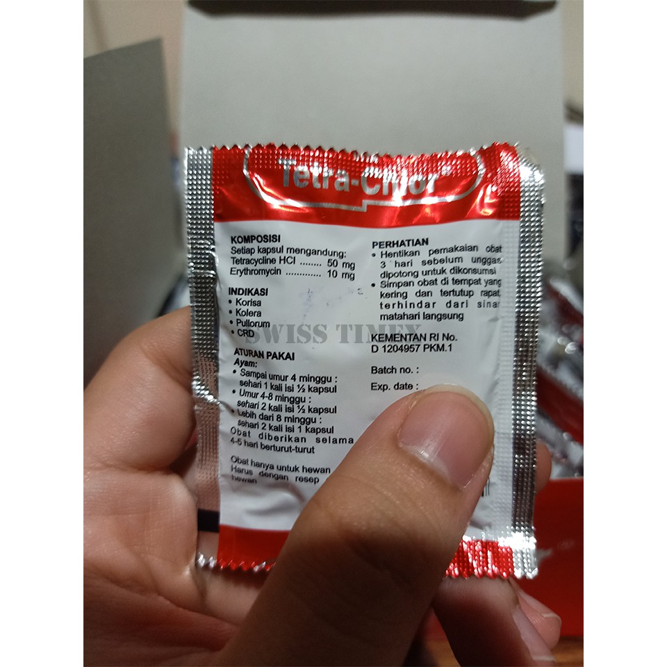Jual Vita Tetrachlor Obat Ayam Ngorok, Snot, Kolera, Pullorum TETRA ...