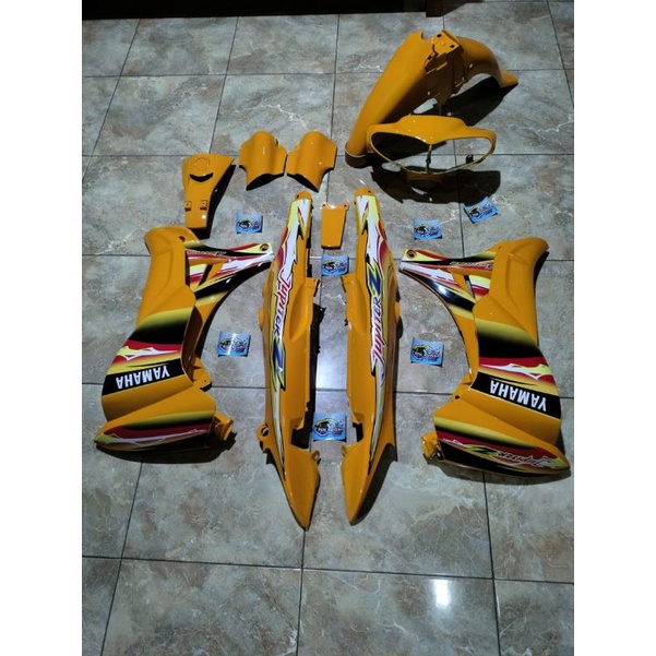 Jual Cover Body Yamaha Jupiter Z Lama Kuning Hitam FullSet Halus ber ...