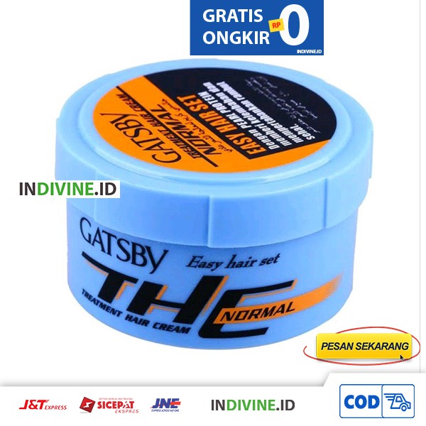 Jual Gatsby THC Treatment Hair Cream Normal Minyak Rambut 28 70 125 ...