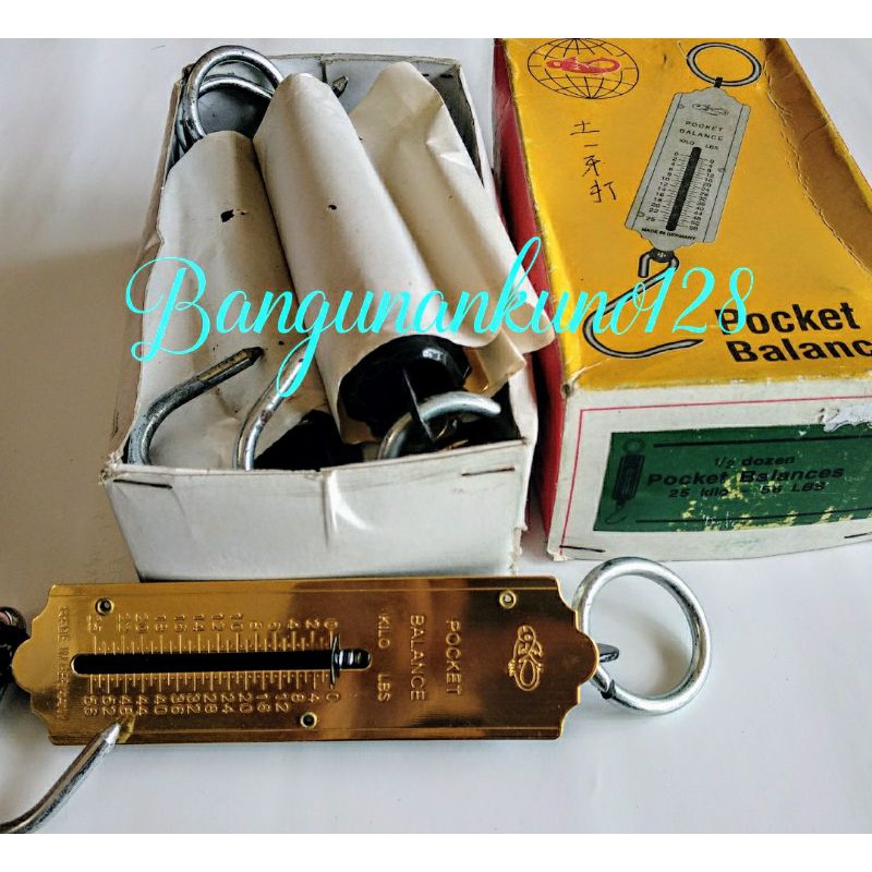 Jual Timbangan per / timbangan saku 25 kg merk Fish original Germany ...