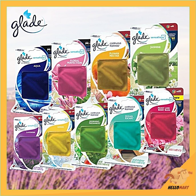 Jual ORIGINAL Glade Continuous Freshness 8 Gr / Glade Pengharum Mobil ...
