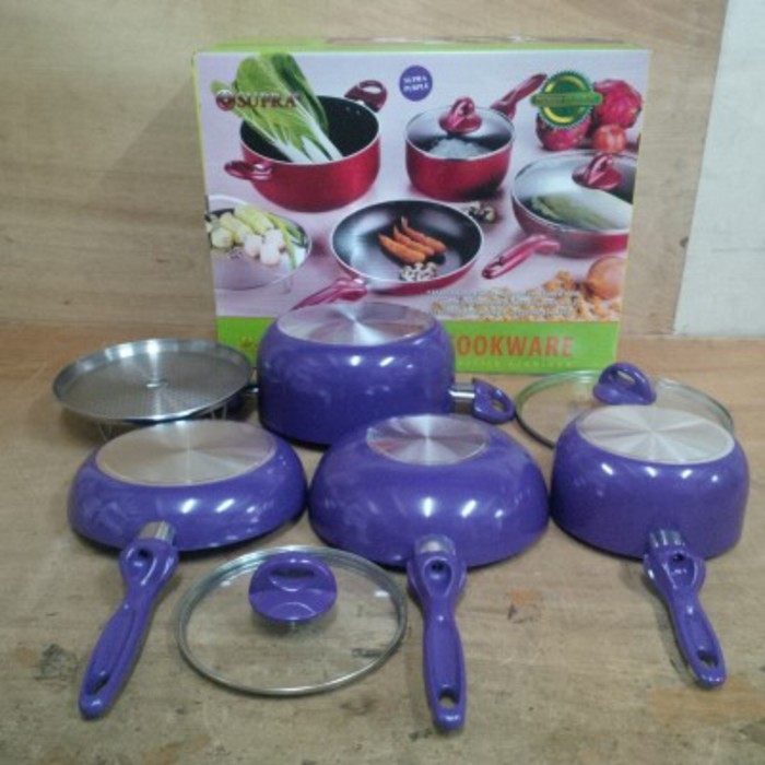 Jual Panci Supra Cookware Set 7 pcs | Shopee Indonesia