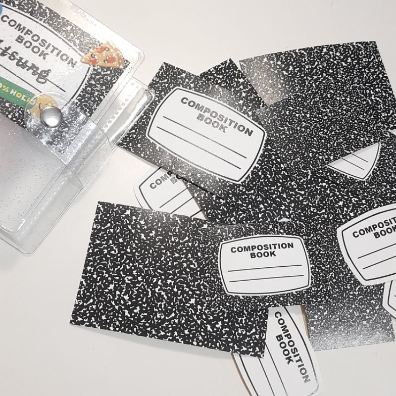 Jual Collection Book Glitter dan Composition Book Sticker | Stiker ...