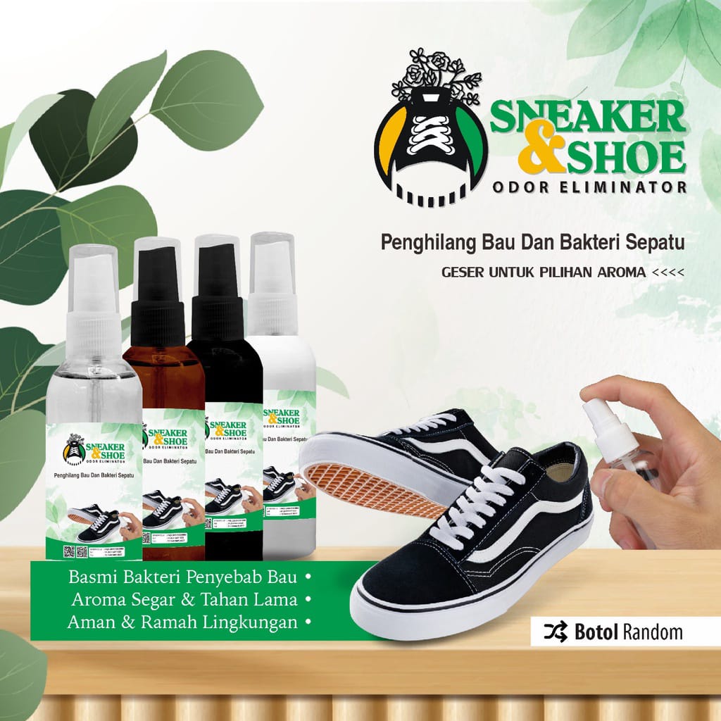 Jual Parfum Sepatu Pria Wanita Anti Bakteri Penghilang Bau Sepatu Aroma ...
