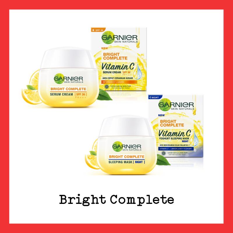 Jual Garnier Light Complete Day Cream & Night Cream | Shopee Indonesia Jual Garnier Light Complete Day Cream & Night Cream | Shopee Indonesia